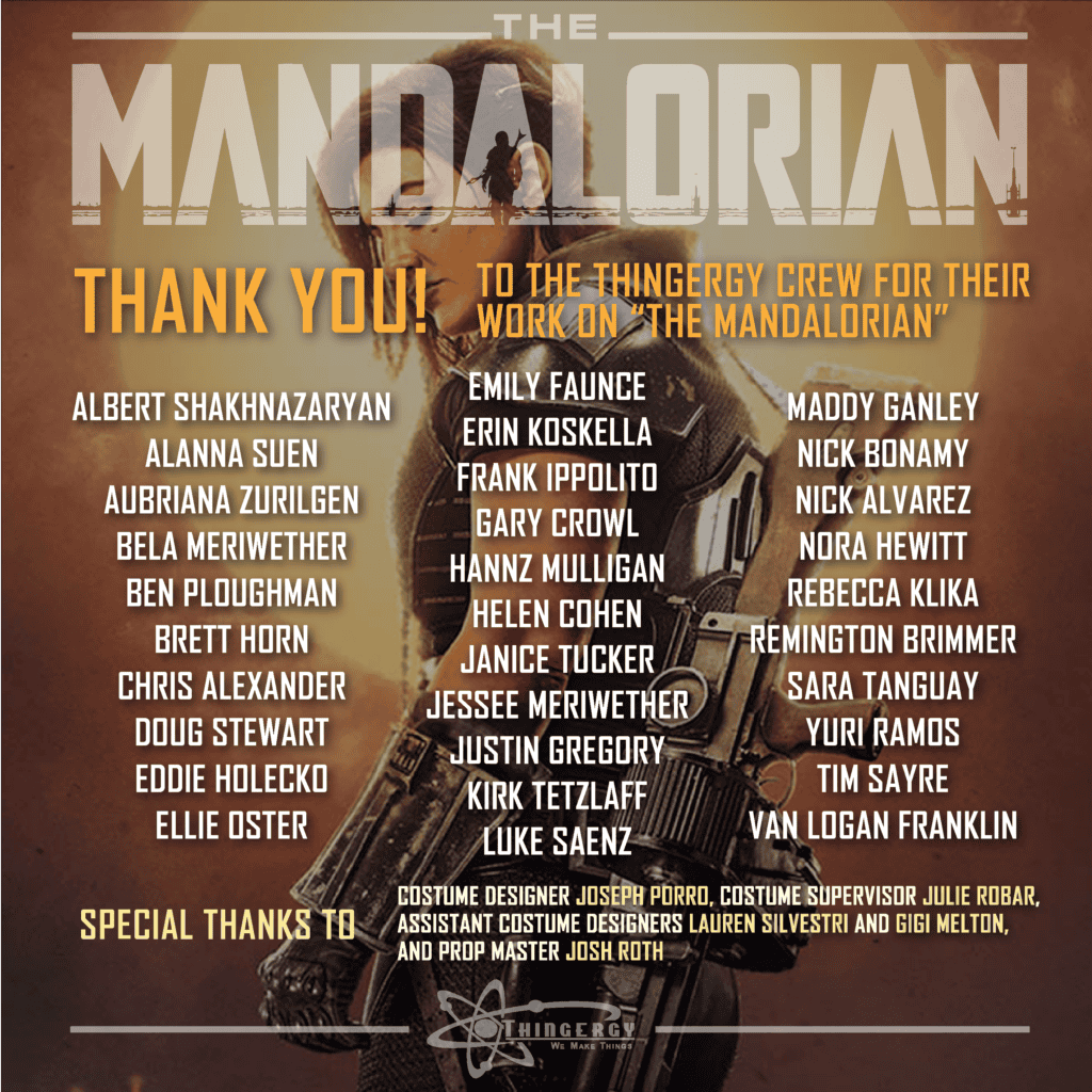 DISNEY | THE MANDALORIAN- THINGERGY INC.